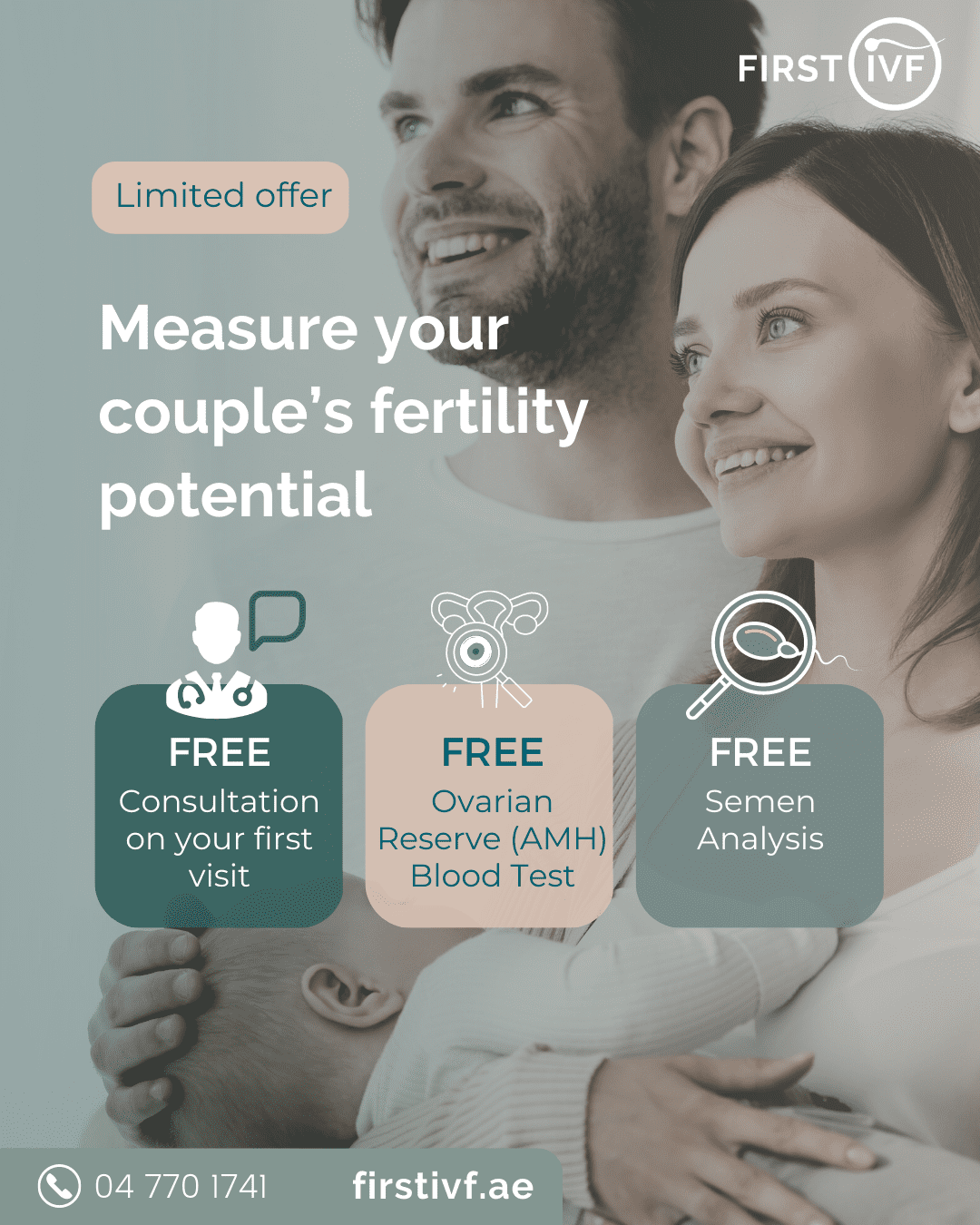 Cost of IVF in Dubai: Our Packages | First IVF Treatment Center Dubai